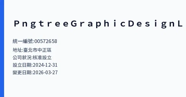 Pngtree Graphic Design Limited的照片-統編 00572658(臺北市) 公司登記資料與營業項目詳細圖表