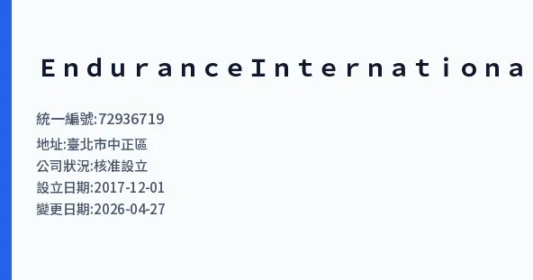 Endurance International Group - West, Inc.的照片-統編 72936719(臺北市) 公司登記資料與營業項目詳細圖表